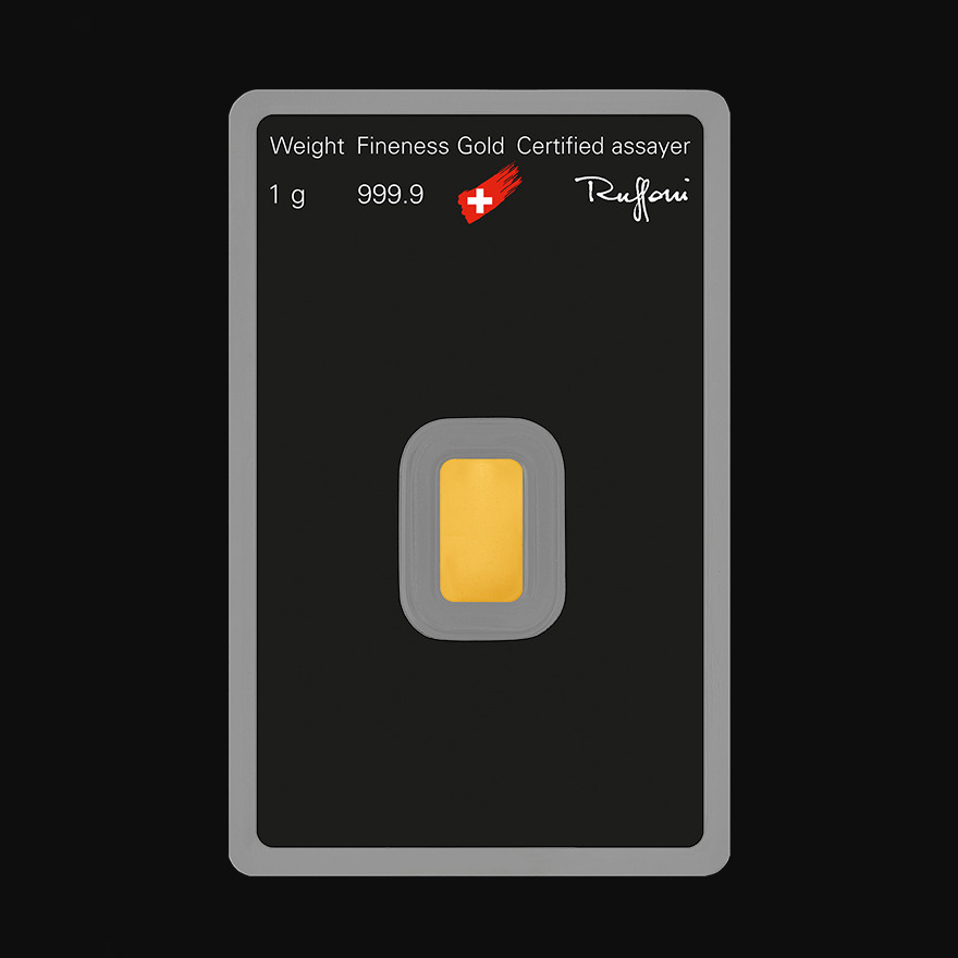 Sztabka złota Argor-Heraeus 1g | Tavex