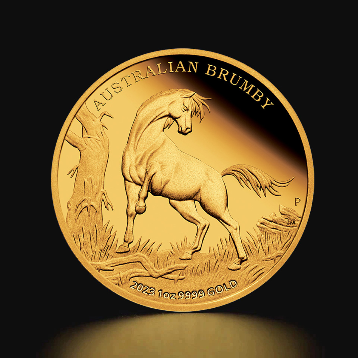 1 oz Australian Brumby Gold Proof Coin | Tavex