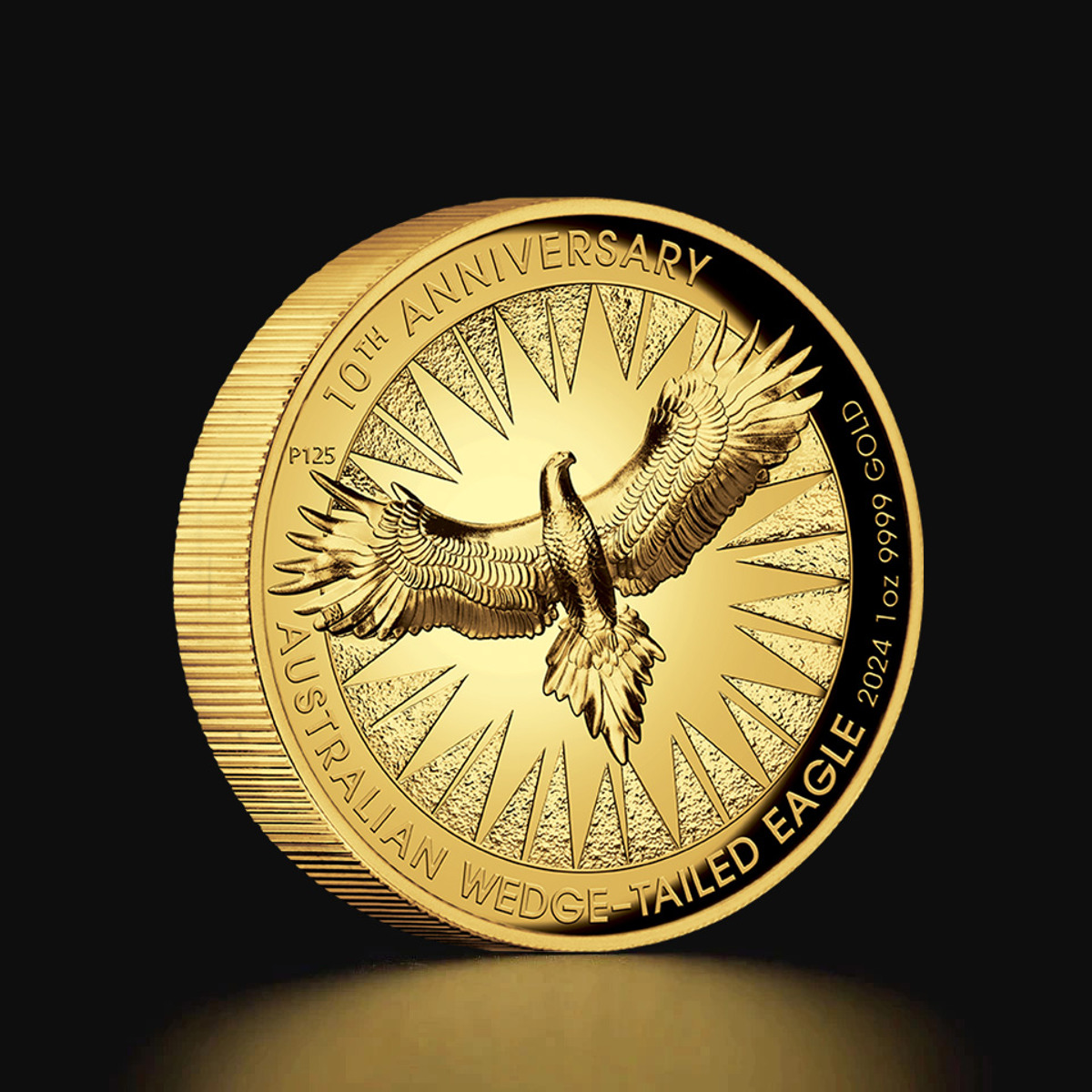 1 oz Australian Wedge-tailed Eagle High Relief Gold Coin | Tavex