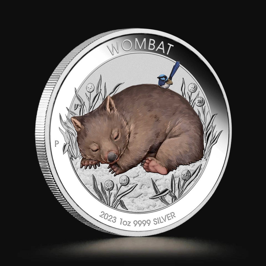 Srebrna moneta Australijski Wombat Kolorowy 1 oz | Tavex