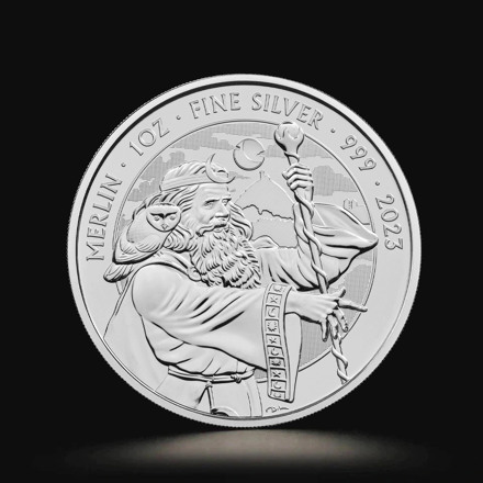 Srebrna moneta Mity i Legendy Merlin 2023 1 oz | Tavex