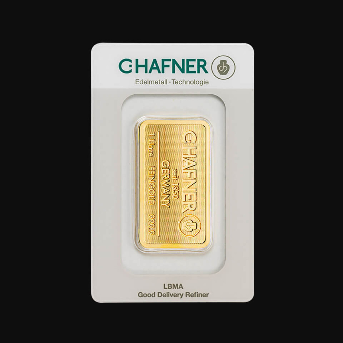 Sztabka złota 1 uncja C.HAFNER | Tavex