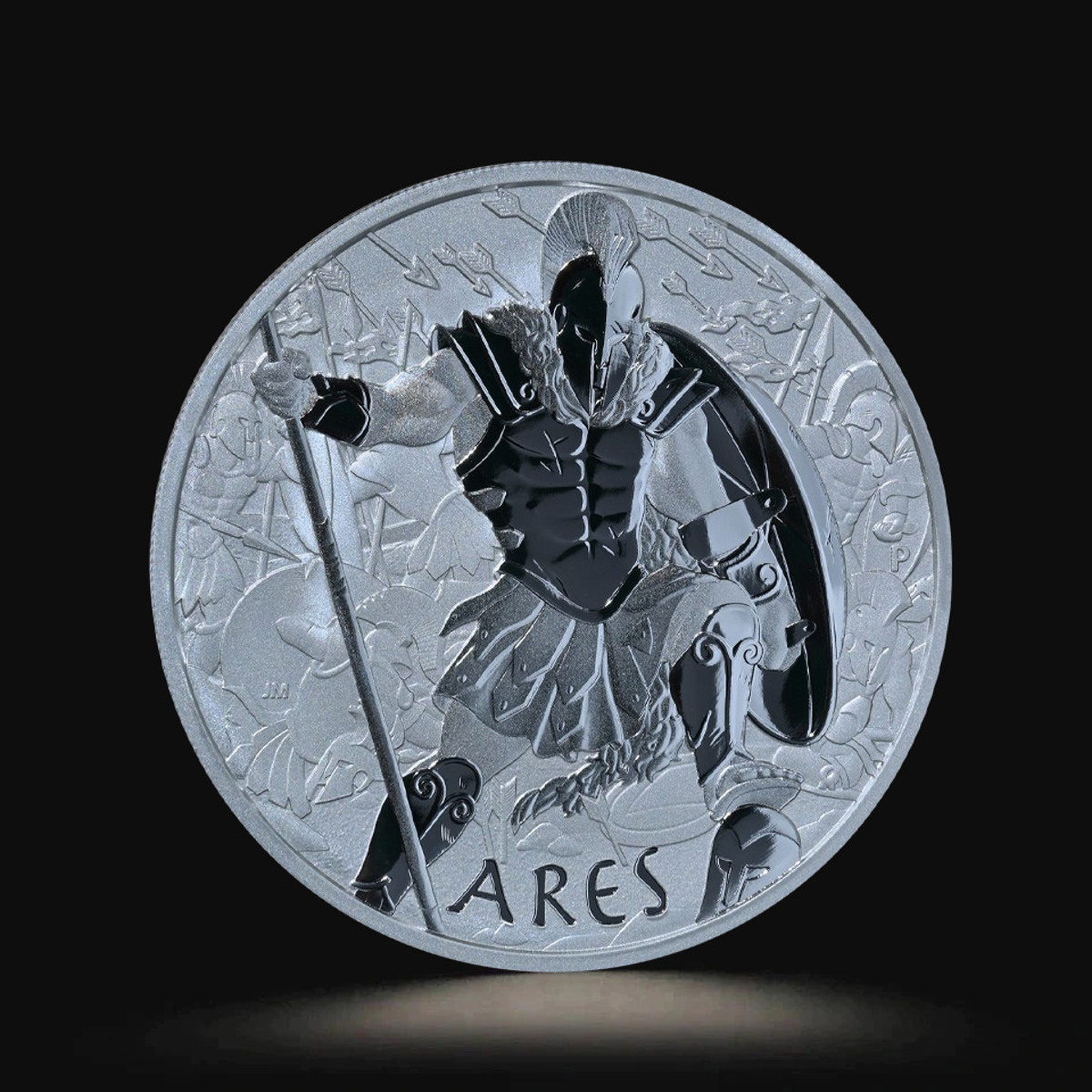 1 oz Gods of Olympus Ares Silver Coins | Tavex