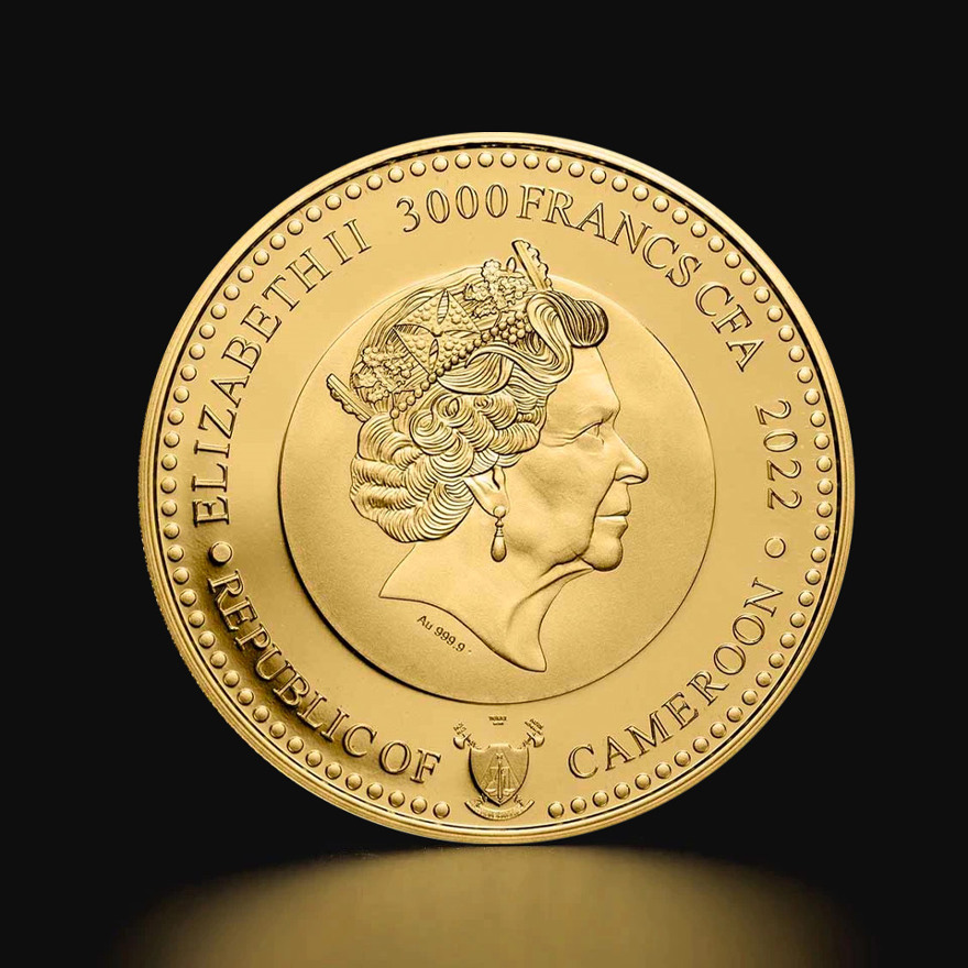 1 oz World Famous Dogs French Bulldog Gold Coin | Tavex