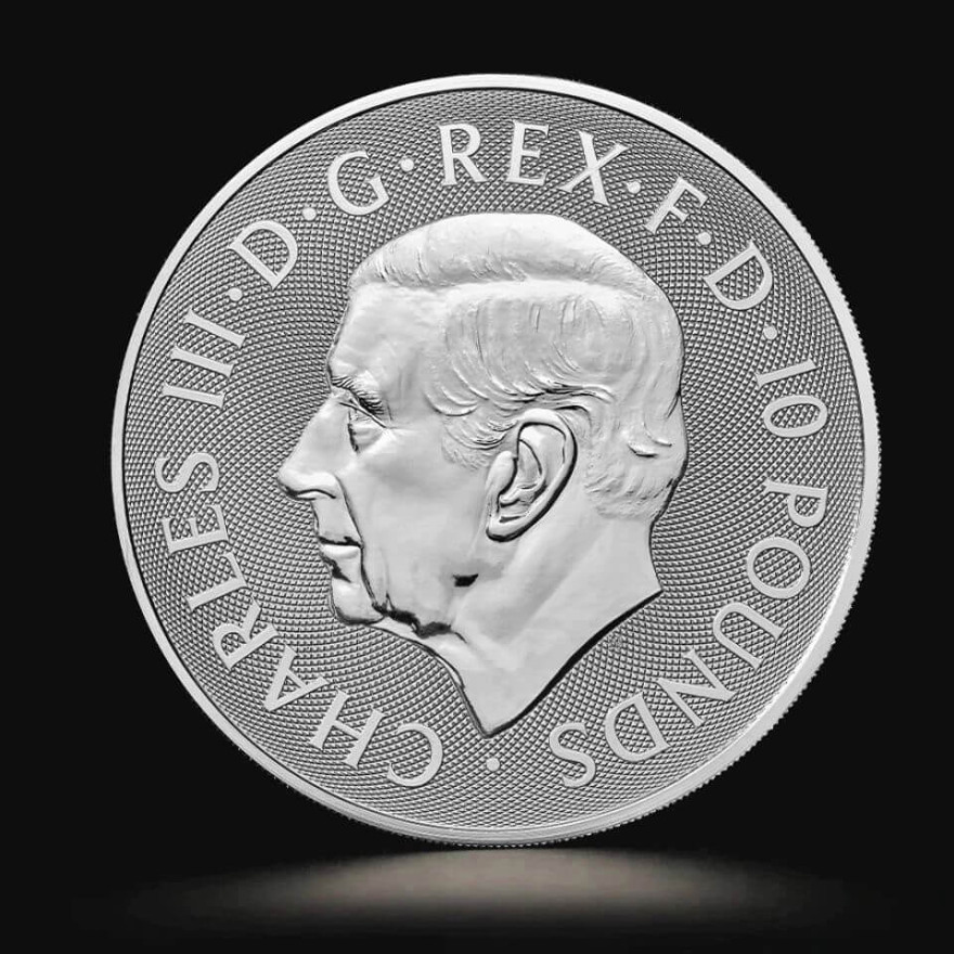 10 oz The Royal Tudor Beasts: Tudor Dragon Silver Coins* | Tavex