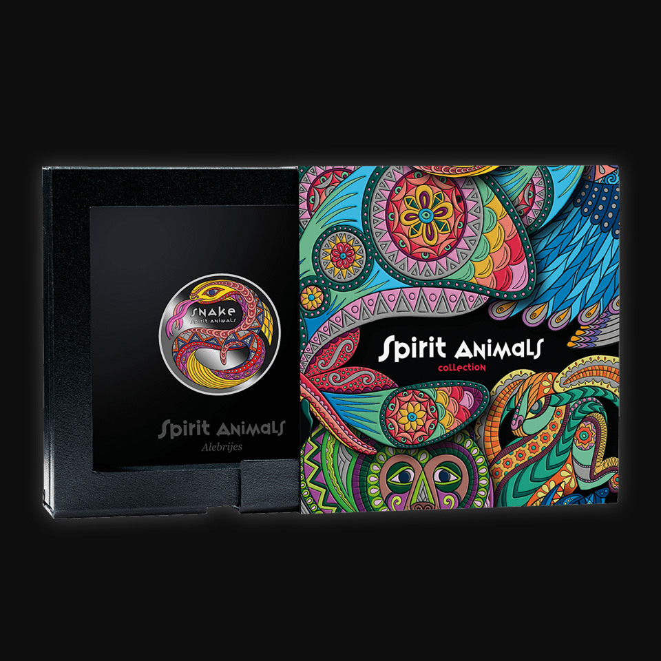 Spirit Animals Snake Silver Coin | Tavex